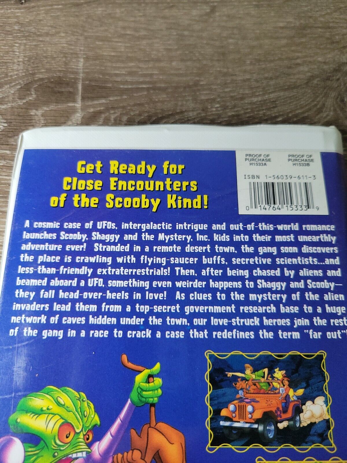 Scooby-Doo and the Alien Invaders (VHS, 2000, Warner Brothers Clam ...