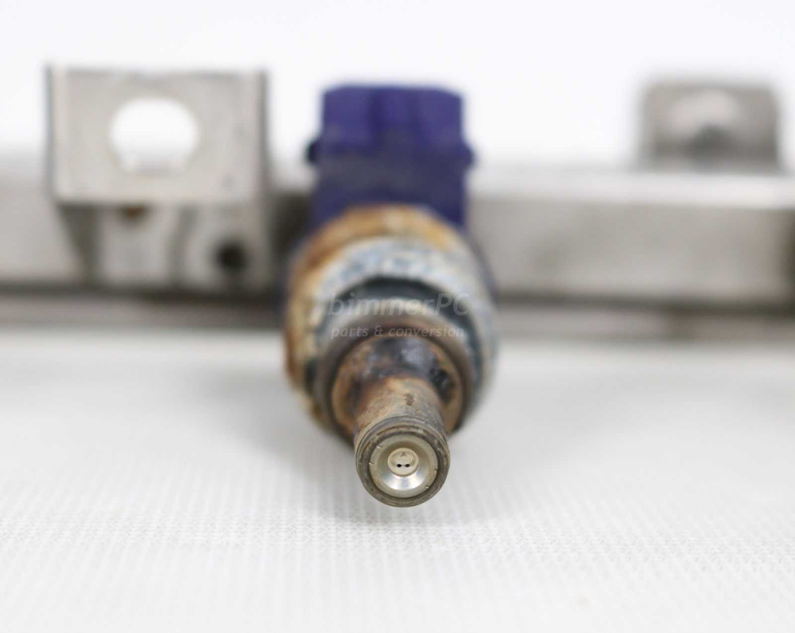 BMW M54 3.0L Engine Fuel Rail w Injectors E39 E46 E53 E60 E83 E85 2000 ...