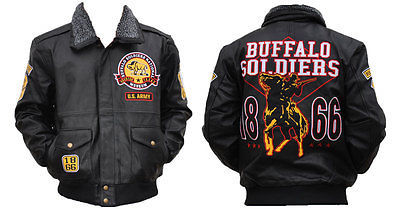 Buffalo Soldiers Leather Jacket 1866 - Coats & Jackets