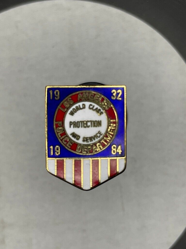LAPD 1932 World Class Protection Los Angles Police LA 1984 Olympics ...