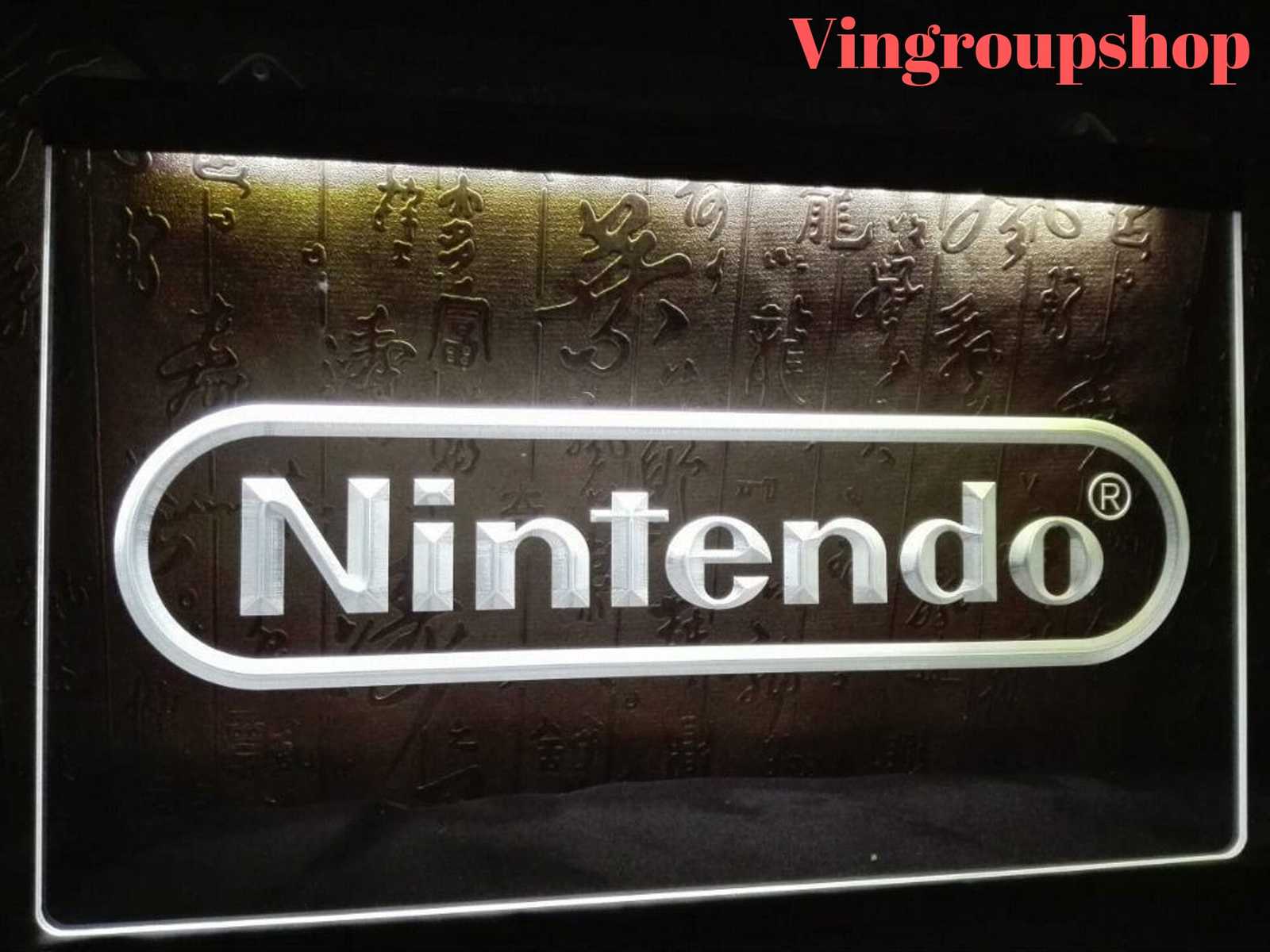 Nintendo Game LED Neon Light Sign Home Decor Hang Signs Wall, Room ...