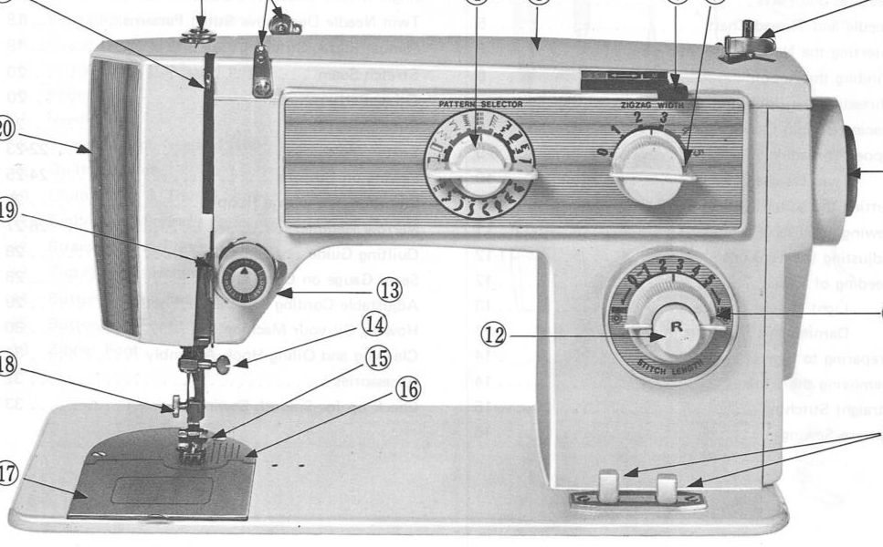 Keystone SSA-10 manual for sewing machine Enlarged Hard Copy - Sewing ...