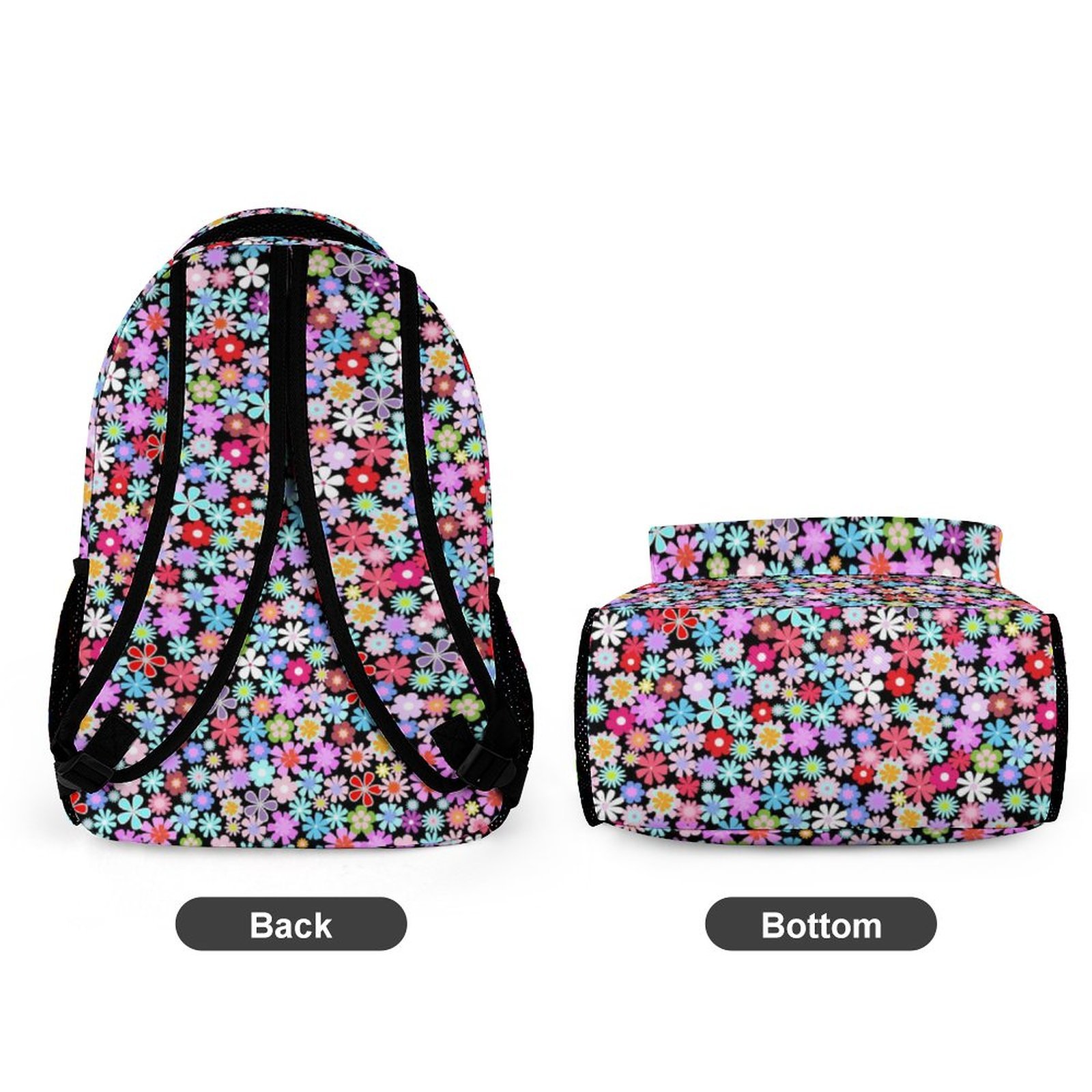 Mondxflaur Classic Daisy Backpacks for School Kids Teen Lightweight 16 ...