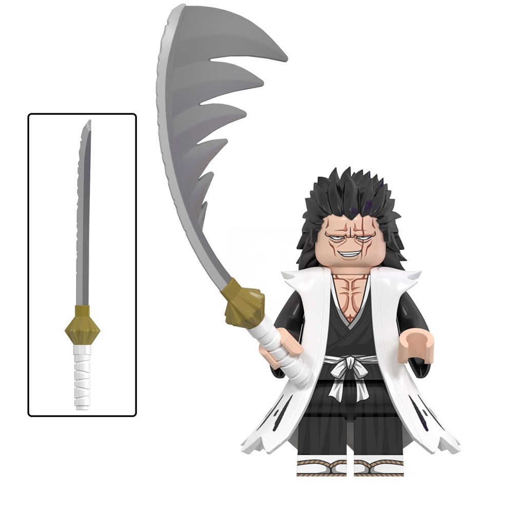 Zaraki Kenpachi Bleach Minifigures Weapons and Accessories - Building ...