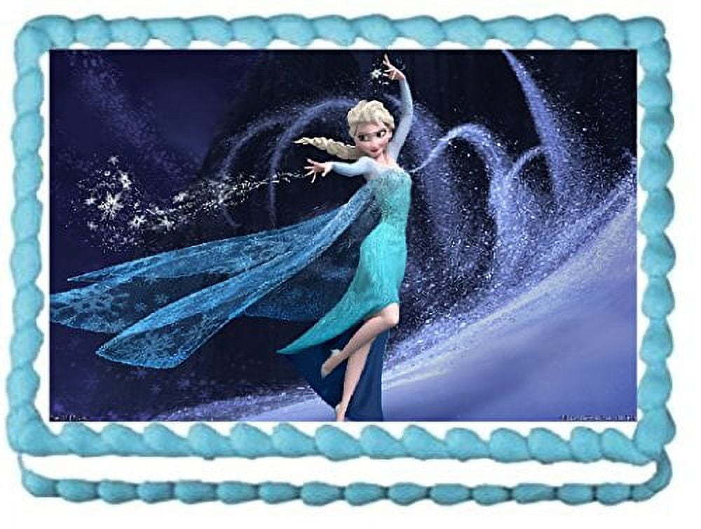 Frozen Elsa Birthday Cake Topper, by A Birthday Place - Cake Toppers