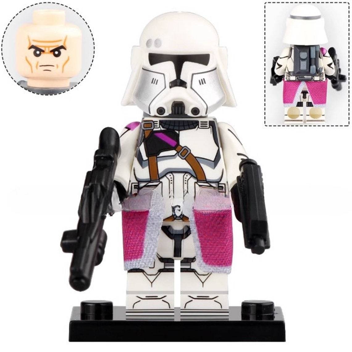 Star Wars Galactic Marines Commander Bacara Minifigures Weapons and ...