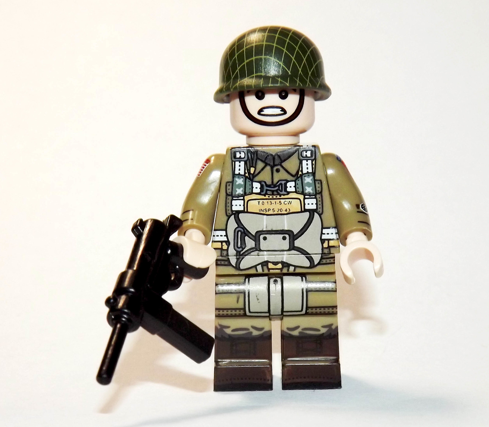 Minifigure 82Nd Airborne Paratrooper Us Gi American Army Ww2 Building ...