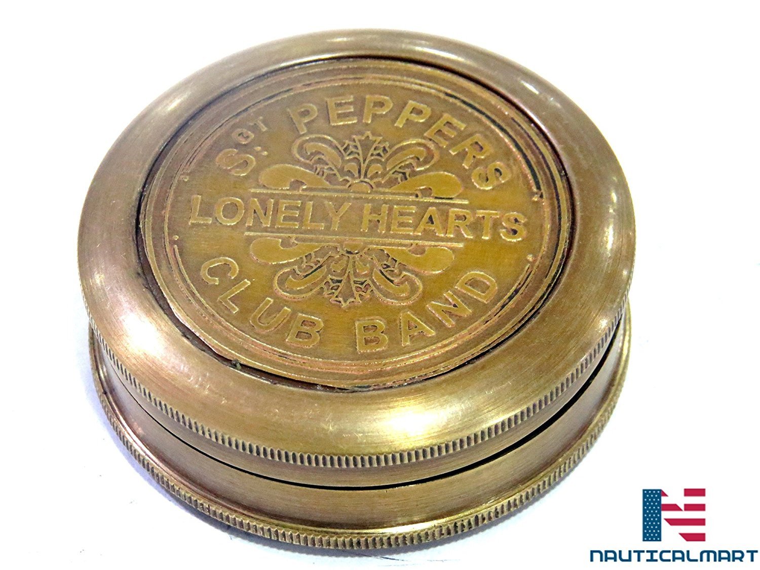 NauticalMart 2'' Brass Survey Pocket Compass - Compasses