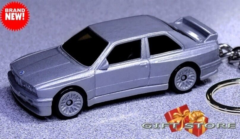 RARE KEYCHAIN SILVER BMW SERIES 3 323i/325i M3 E30 CUSTOM Ltd GREAT ...