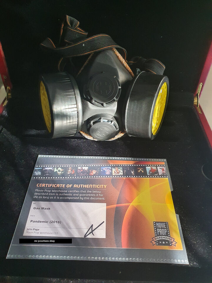 Extremely Rare! Netflix Pandemic 2016 Original Screen Used Gas Mask ...
