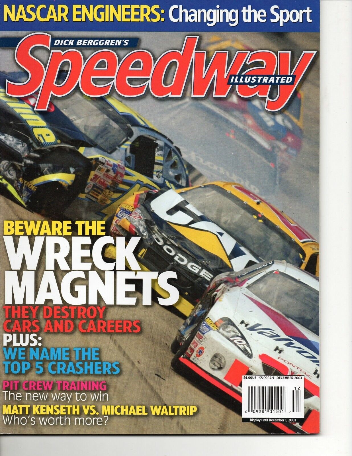 Dick Berggrens's Speedway Illustrated December 2003 Racing Magazine ...