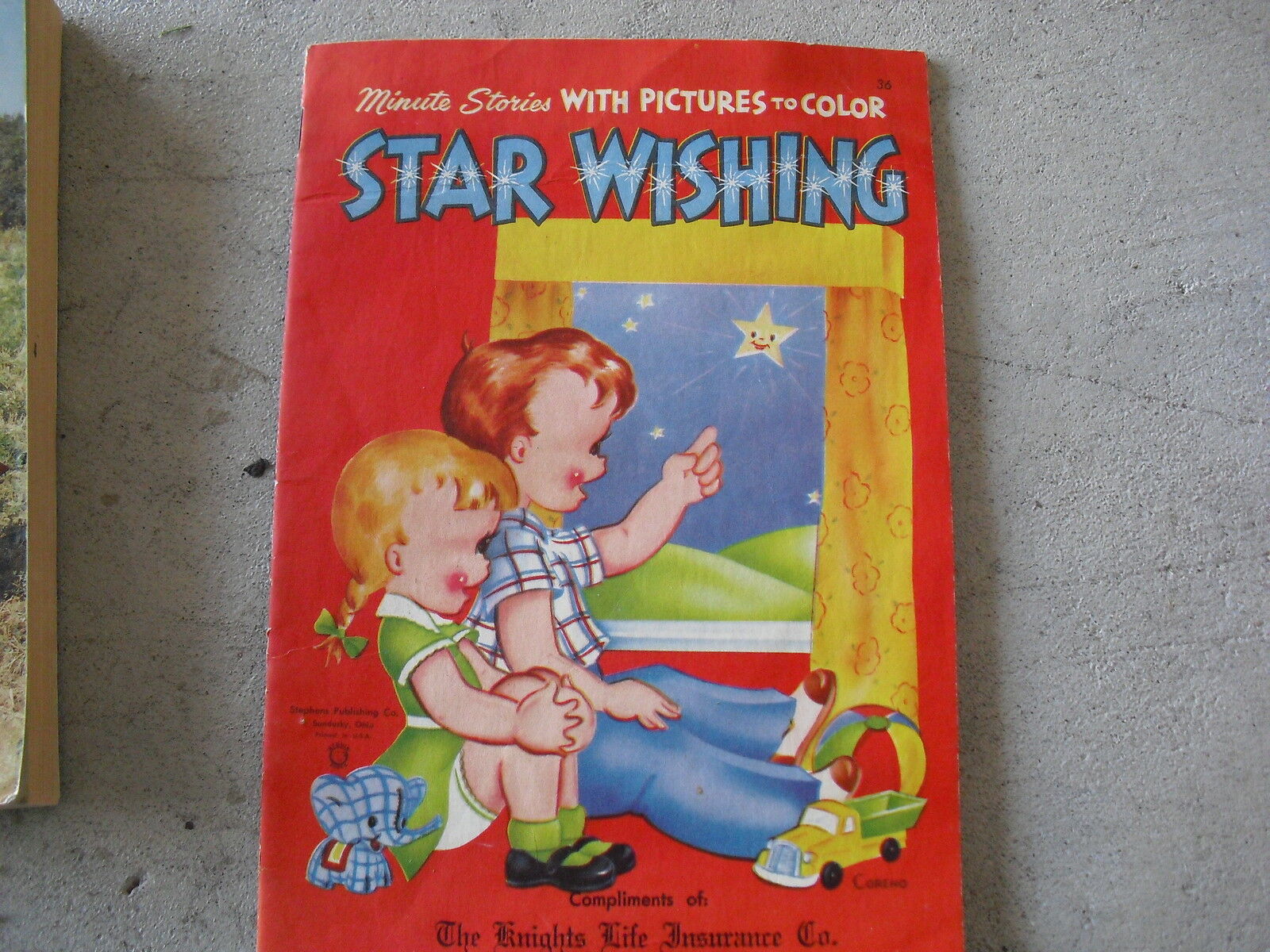 Vintage Childrens Coloring Book - Stephens and 50 similar items