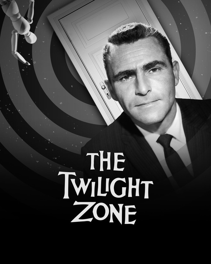 Rod Serling in The Twilight Zone classic Logo door TV series 16x20 ...