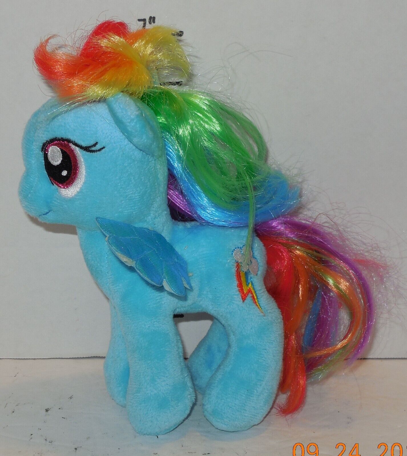 Ty Beanie Baby My Little Pony MLP 6" Rainbow Dash plush stuffed toy - Other