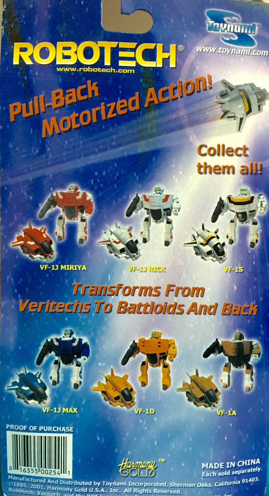 Toynami MACROSS ROBOTECH Super Deformed Morphers Veritech - VF-1J ...