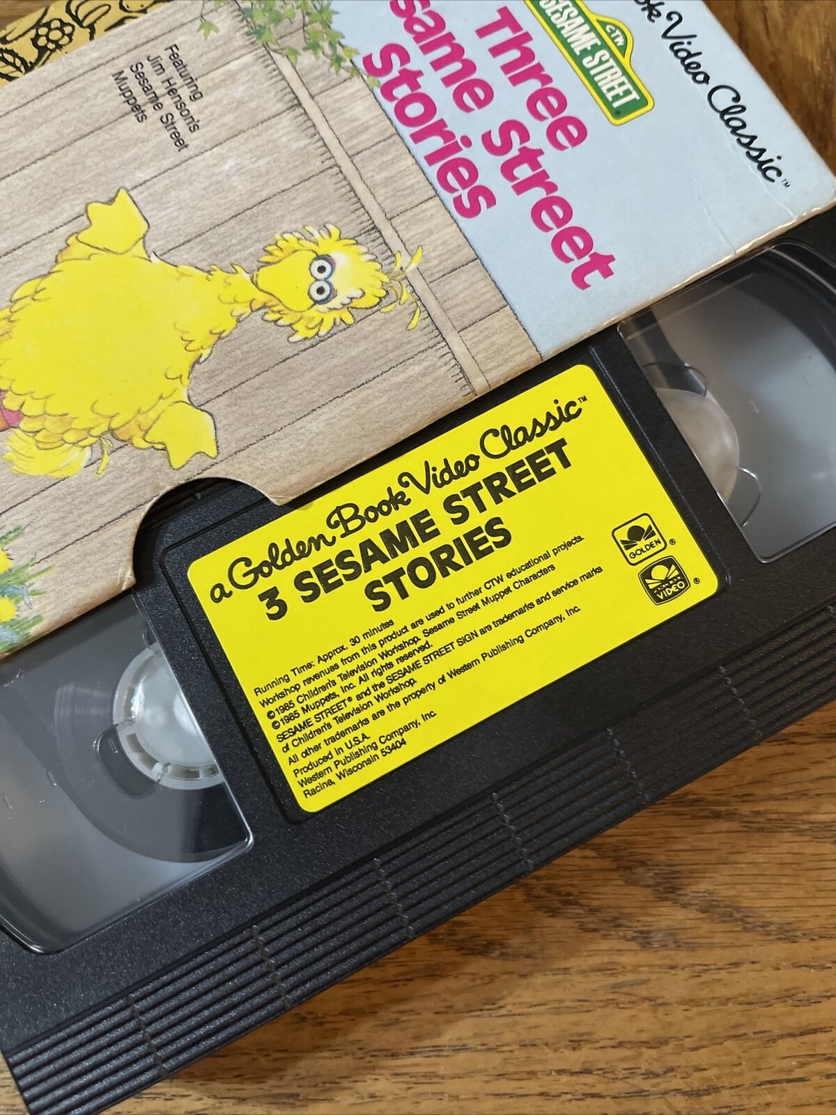 Sesame Street Three Sesame Street Stories VHS - VHS Tapes