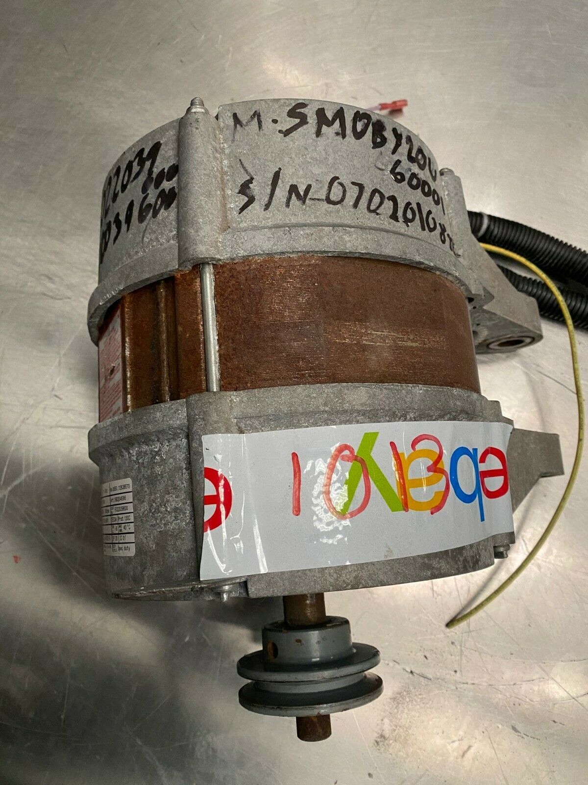 Speed Queen Front Load Washer/Extractor Motor 3PH, Speed Queen P/N ...