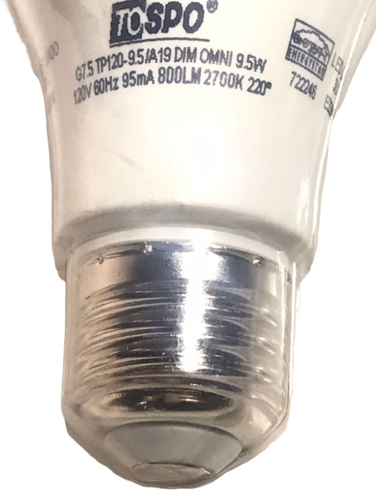TOSPO LED Light Bulb G7.5 Soft White 2700K 800 Lumens 9.5W - Lamps ...