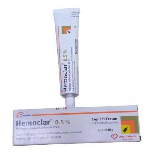Hemoclar Hematoma Bruises, Trauma Cream 40g - Pain & Fever Relief