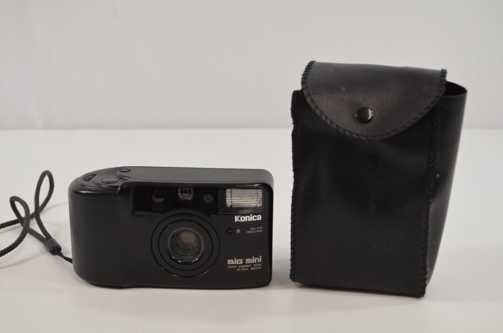 Konica Big Mini BM-311z Compact Film Camera 35-70mm Black Untested ...