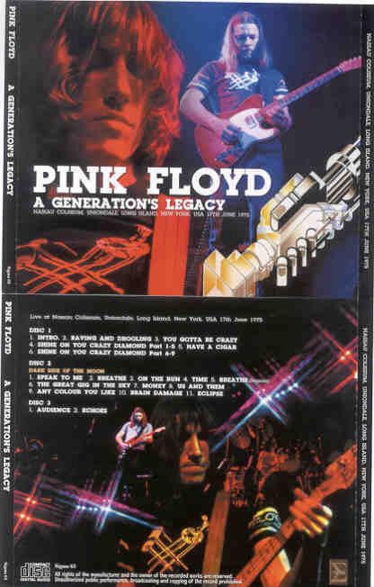 Pink Floyd - A Generation's Legacy ( 3 CD set )( SIGMA )( Nassau ...