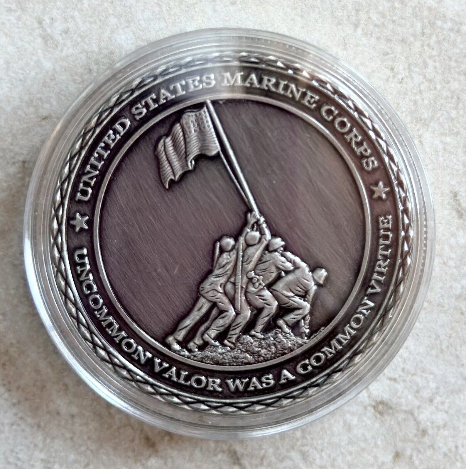 US Military Marine Corps Semper Fidelis Challenge Coin Collectible Art ...