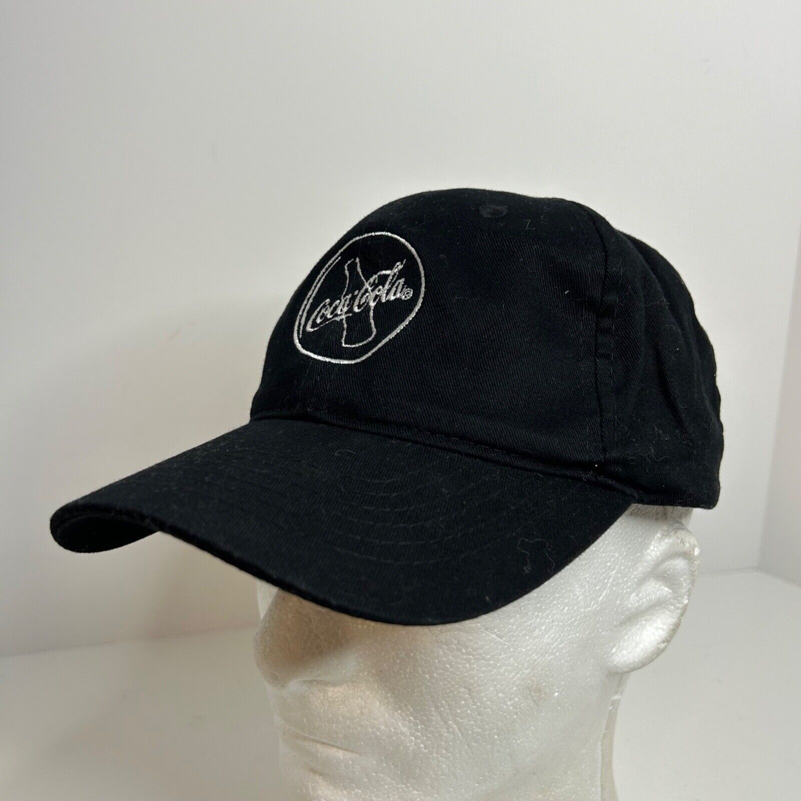 Coca Cola Black Circle Bottle Logo Hat Baseball Cap Coke Adjustable ...