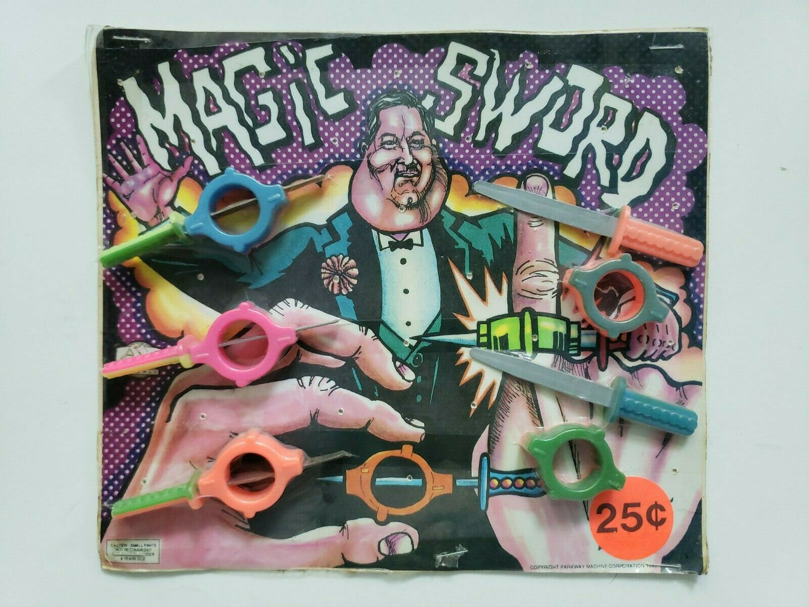 Vintage Magic Sword Old Gumball Vending Machine Display Card #240 ...