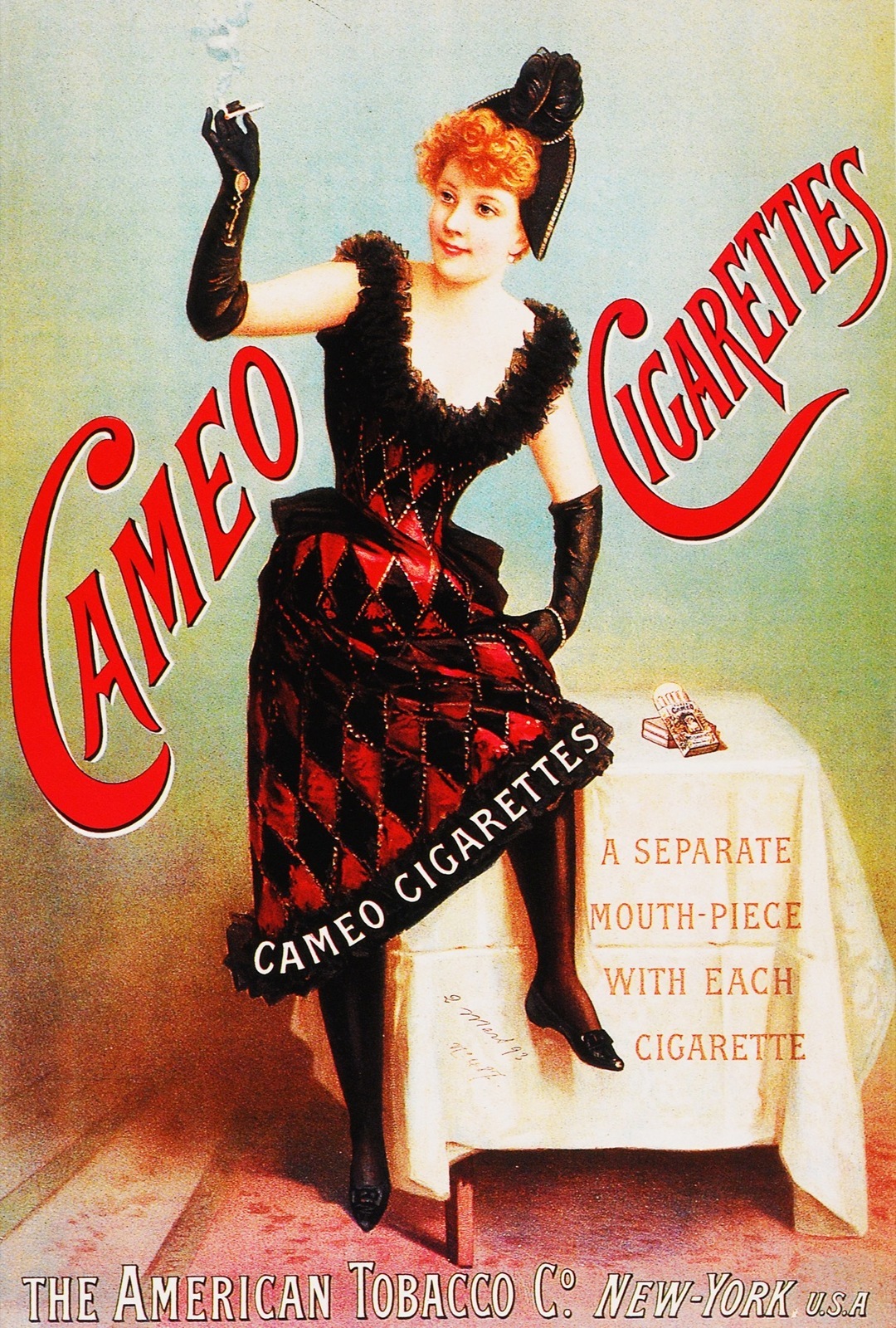 6172.Cigarettes American tobacco Co.Ad 18x24 Poster.Cigar room ...