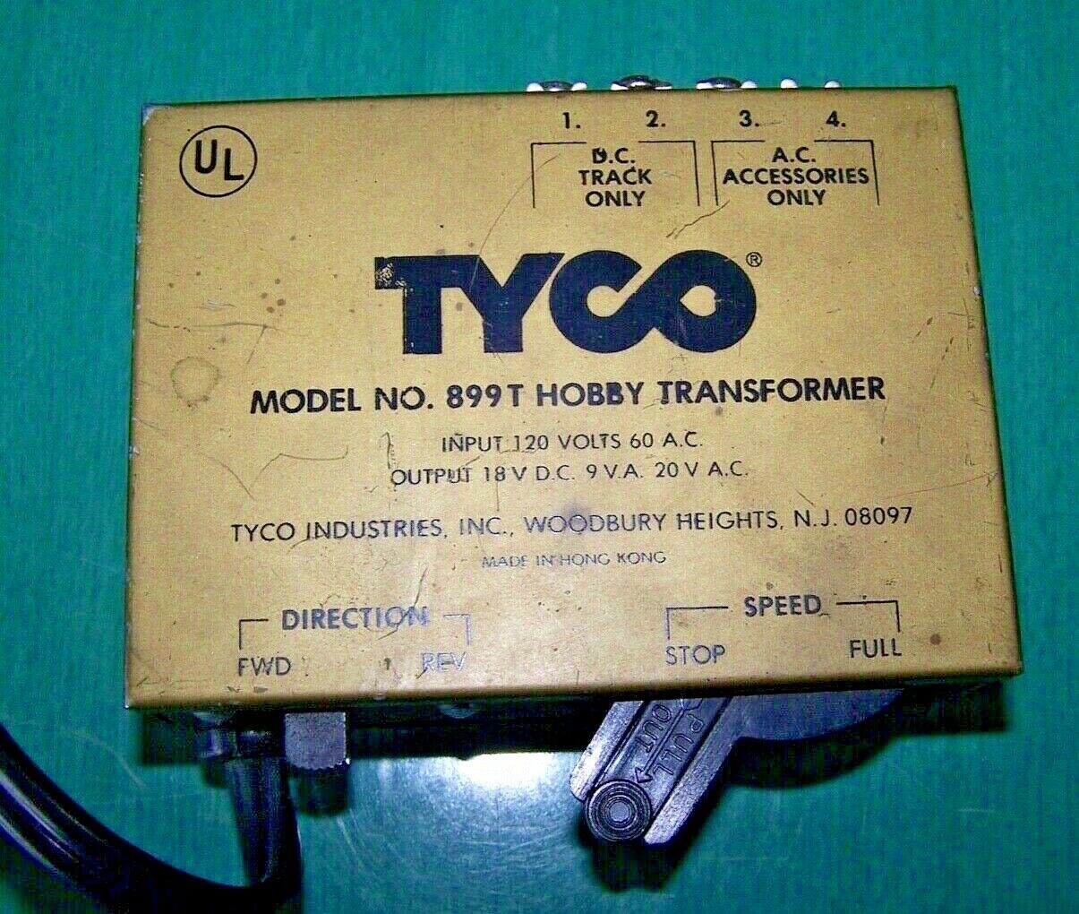 TYCO HOBBY TRANSFORMER - Model No. 899T - Transformers