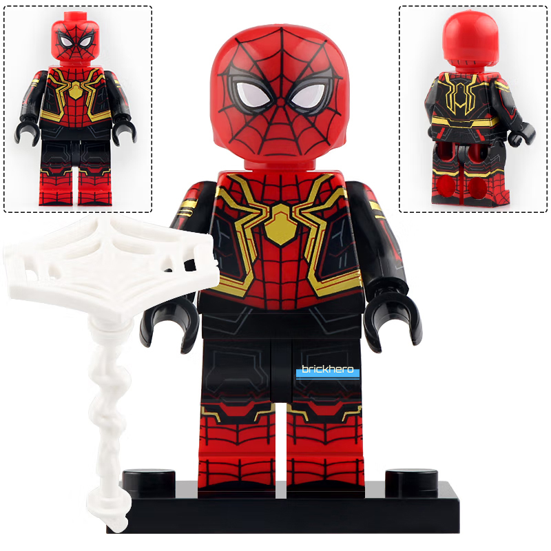 Spider-man (Integrated Suit) MCU No Way Home Lego Custom Minifigure ...