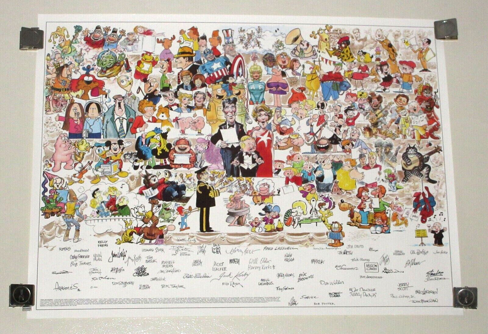 1980's 172 Cartoon char POSTER:Marvel Spider-man,Captain America,Disney ...