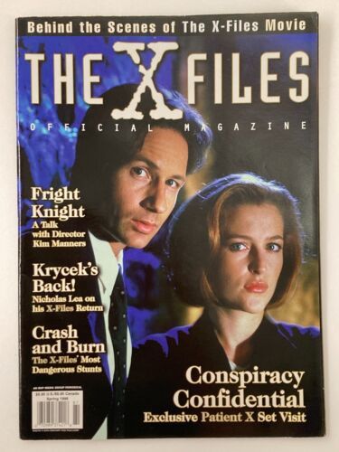 The X-Files Magazine Spring 1998 David Duchovny & Gillian Anderson No ...