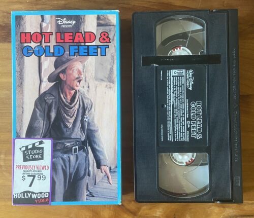 Hot Lead & Cold Feet Jim Dale Don Knotts VHS 1997Walt Disney Hollywood ...