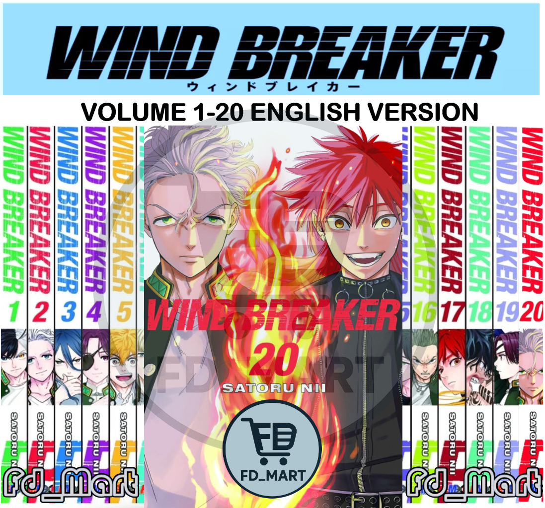 Wind Breaker Manga English Version Full Set Vol 1-20 by Satoru Nii FREE ...