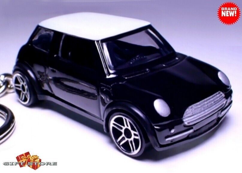 RARE KEYCHAIN BLACK WHITE BMW NEW MINI COOPER CUSTOM Ltd EDITION GREAT ...