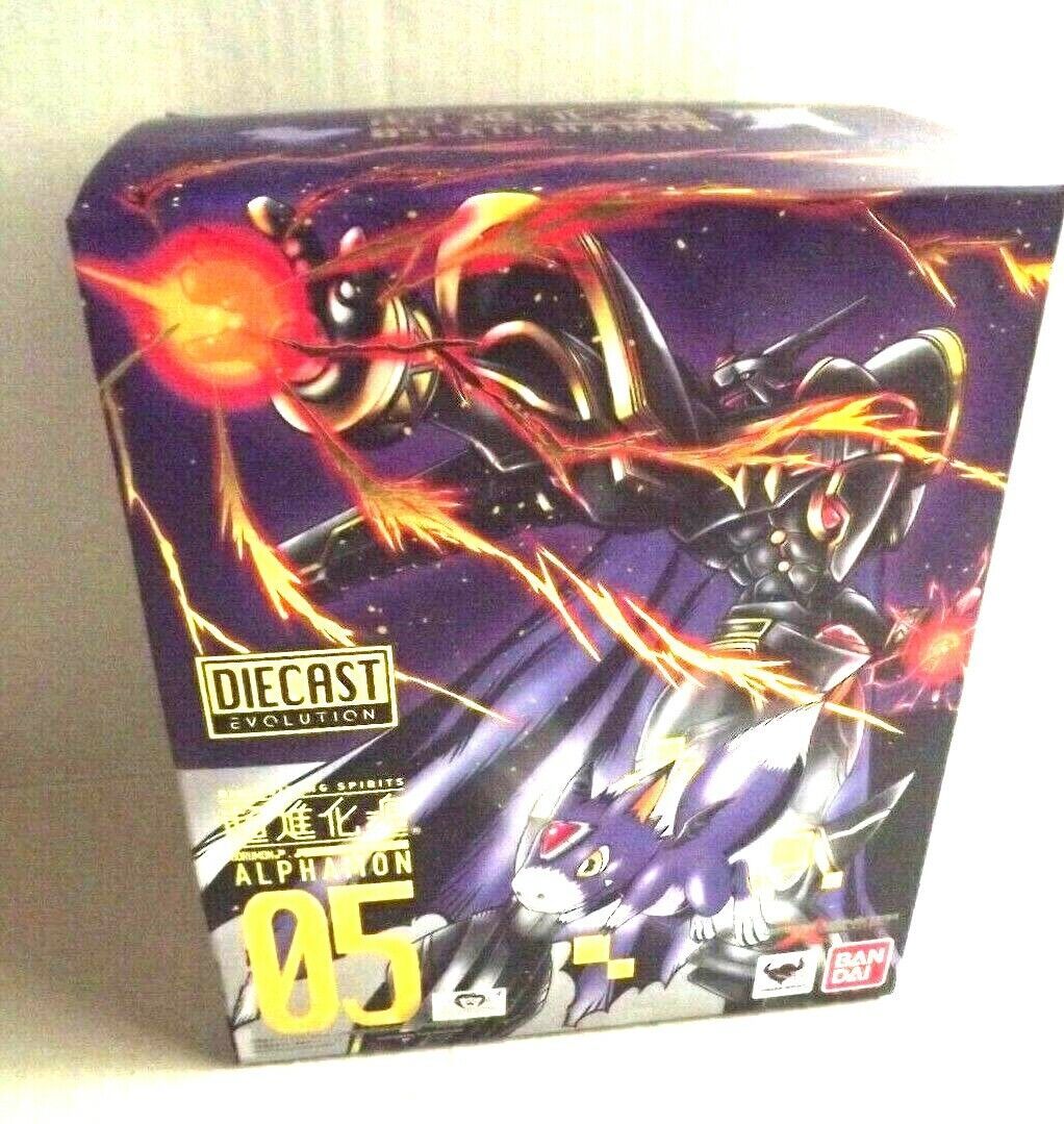 Bandai DIGIVOLVING SPIRITS ALPHAMON 05 TOY ACTION FIGURE SEALED DIGIMON ...