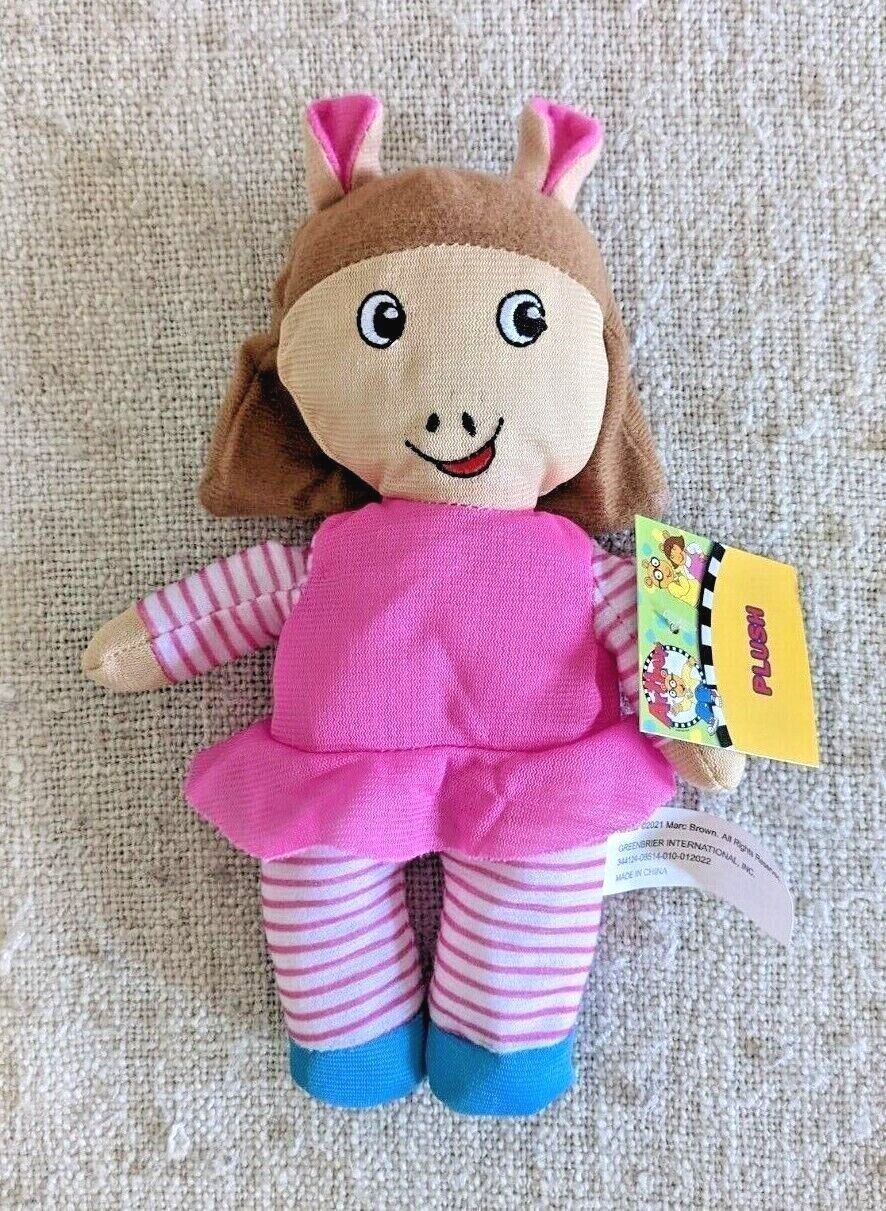 NEW Arthur PBS Kids DW Plush Plushie Toy 9” tv show stuffed sister dora ...