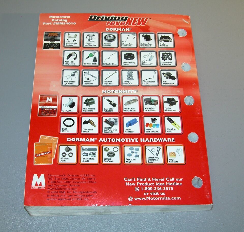 2004 Motormite Product Catalog MM2410 B5 and 30 similar items