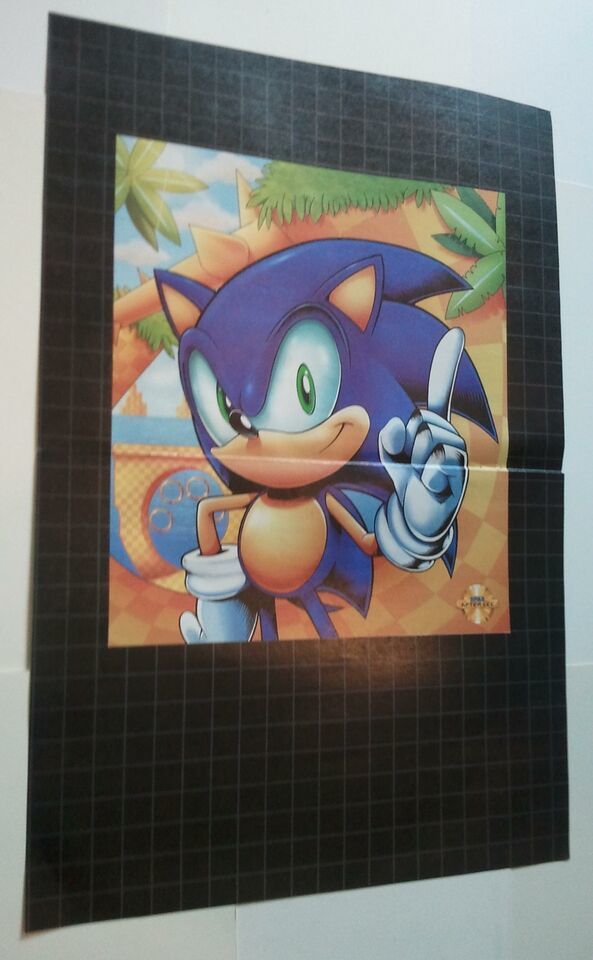 Sonic the Hedgehog Poster #23 Sonic Genesis in the Labyrith Zone Movie ...