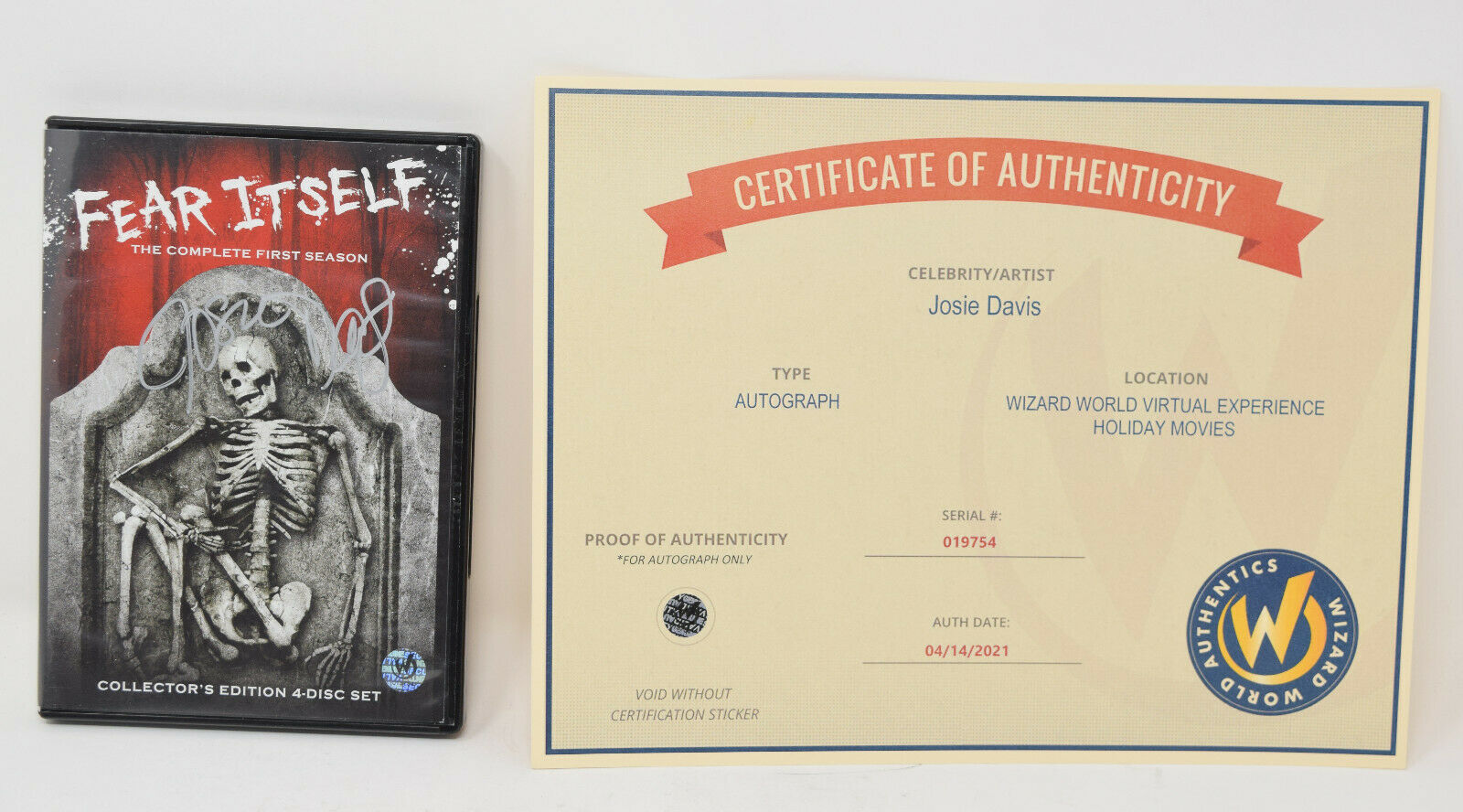 Fear Itself Complete First Season DVD Signed by Josie Davis COA - DVDs ...