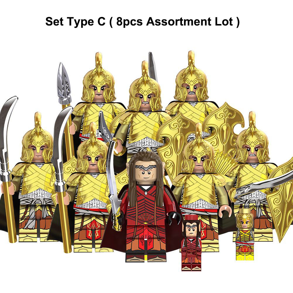 32pcs/set LOTR High Elves Elven warriors Collectible Minifigure Toys ...
