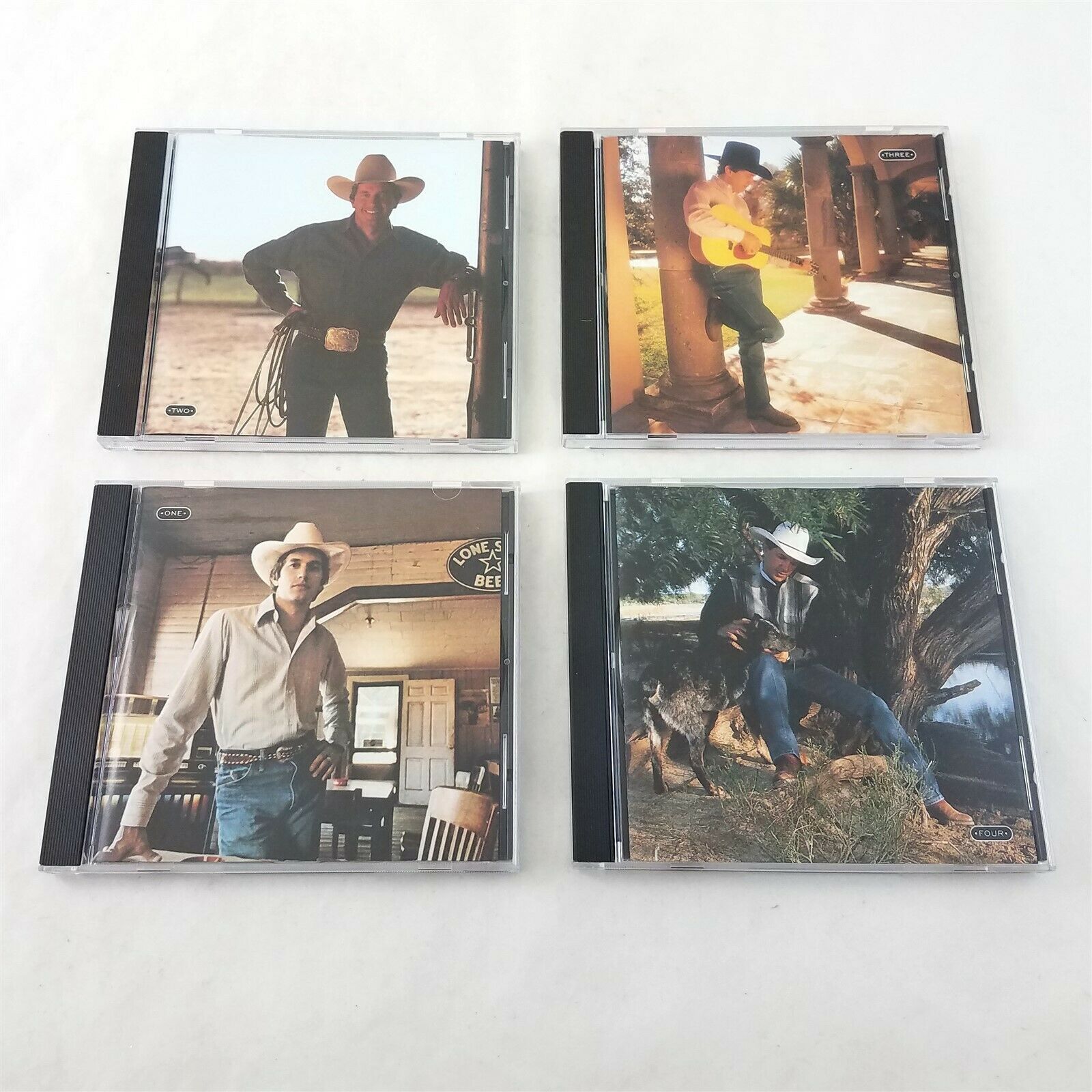 George Strait Strait Out of the Box 4 CD Box Set MCA 1995 MCAD4-11263 - CDs