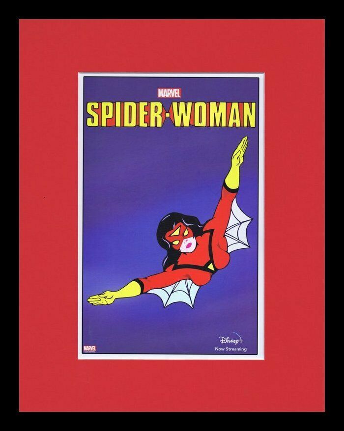 2019 Spider Woman Cartoon Disney+ 11x14 Framed ORIGINAL Advertisement ...