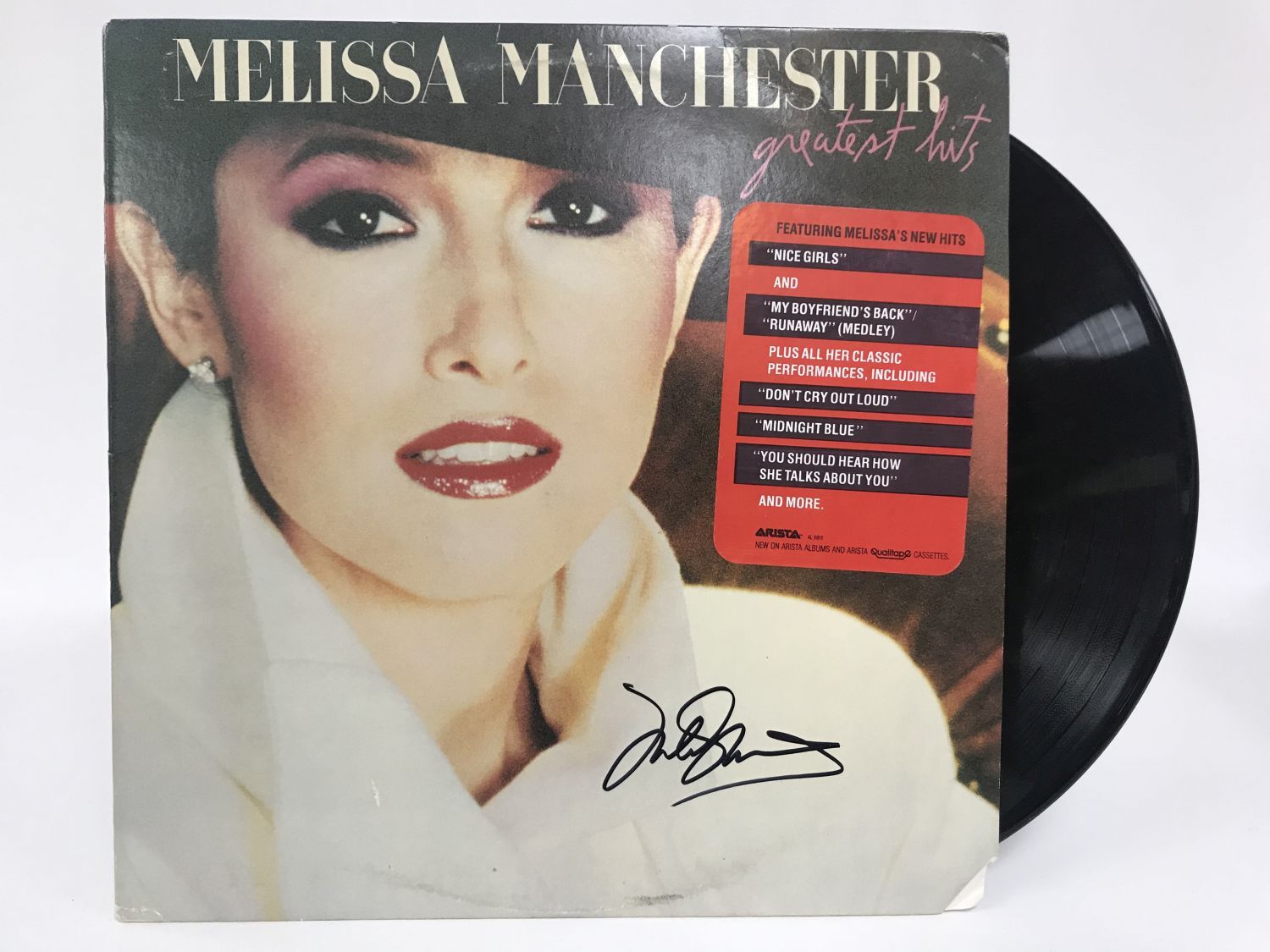 Melissa Manchester Autographed "Greatest Hits" Record Album - Records