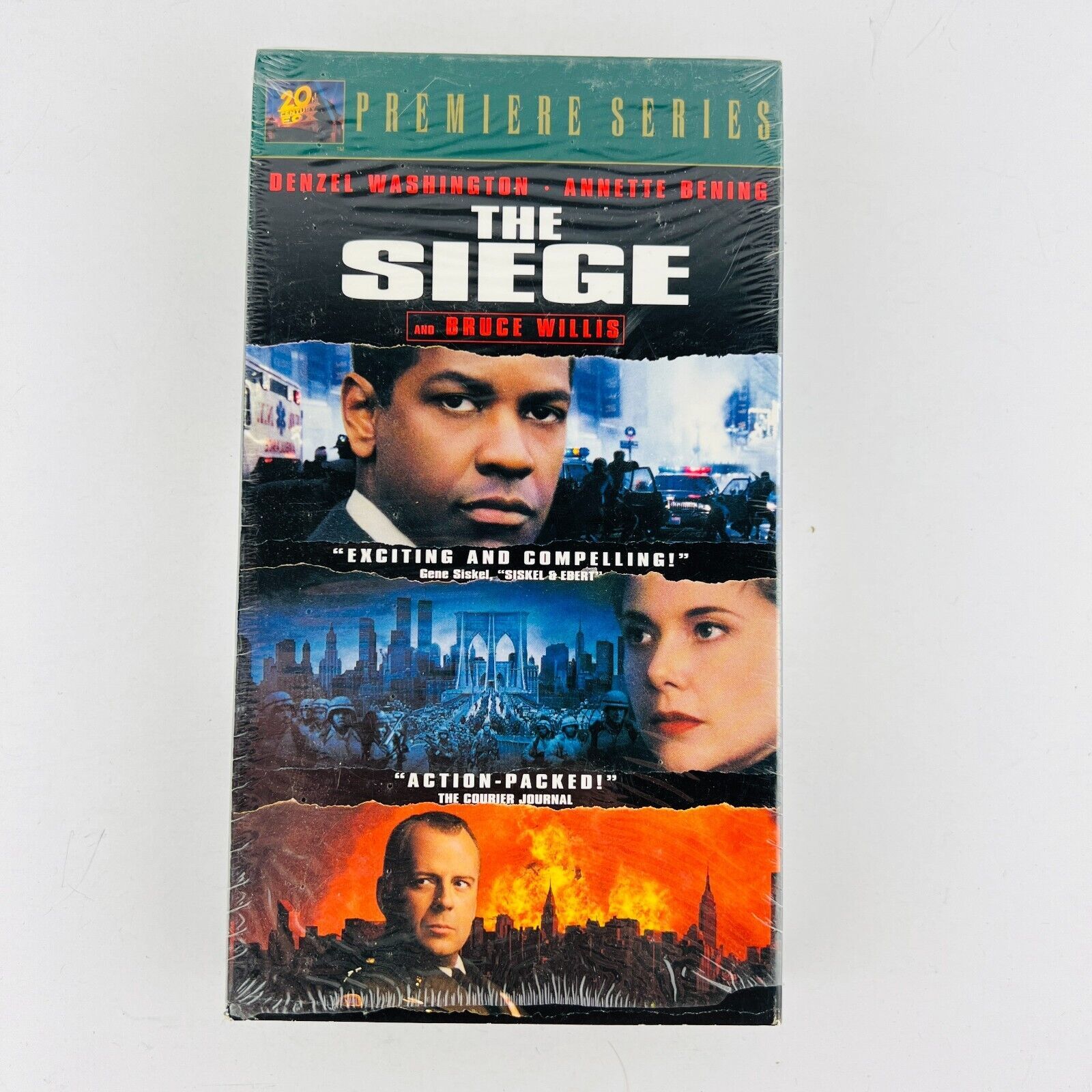 The Siege VHS Video Tape Annette Bening, Denzel Washington, Bruce ...