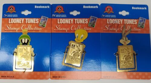 Tweety Bird Bugs Bunny Marvin the Martian Stamp Bookmark Looney Tunes ...