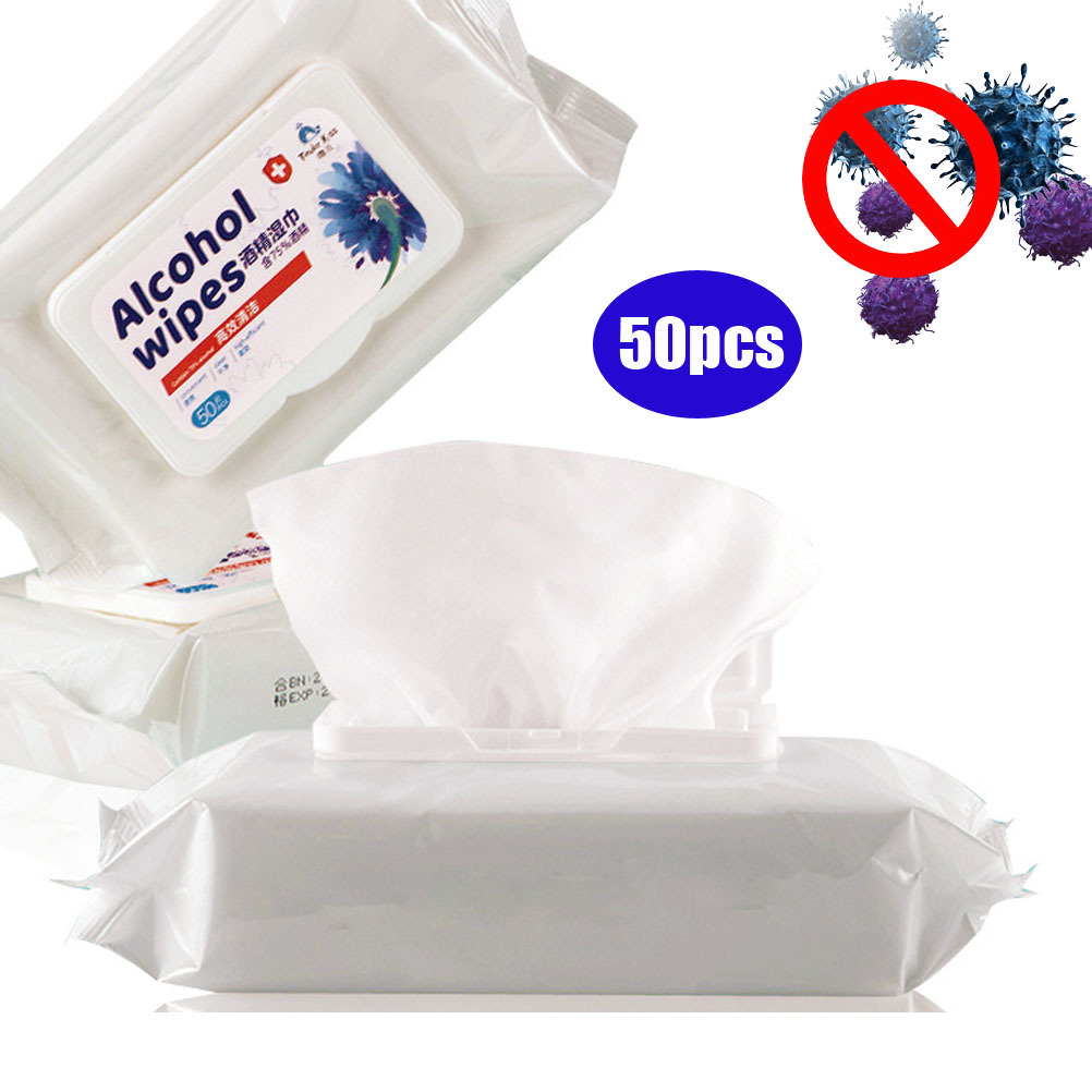 Disinfectant Wipes 75%Alcohol Sanitizing Wet Tissue Disposable Hand ...