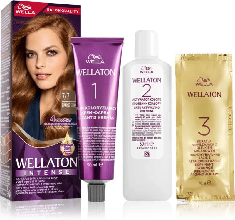 Wella Wellaton Intense permanent hair color with argan oil - Hair Color
