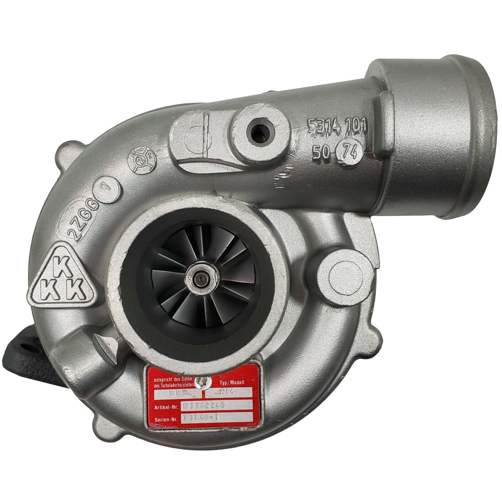 KKK Deutz K14 Turbo Performance Turbocharger Fits Diesel Fuel Engine ...